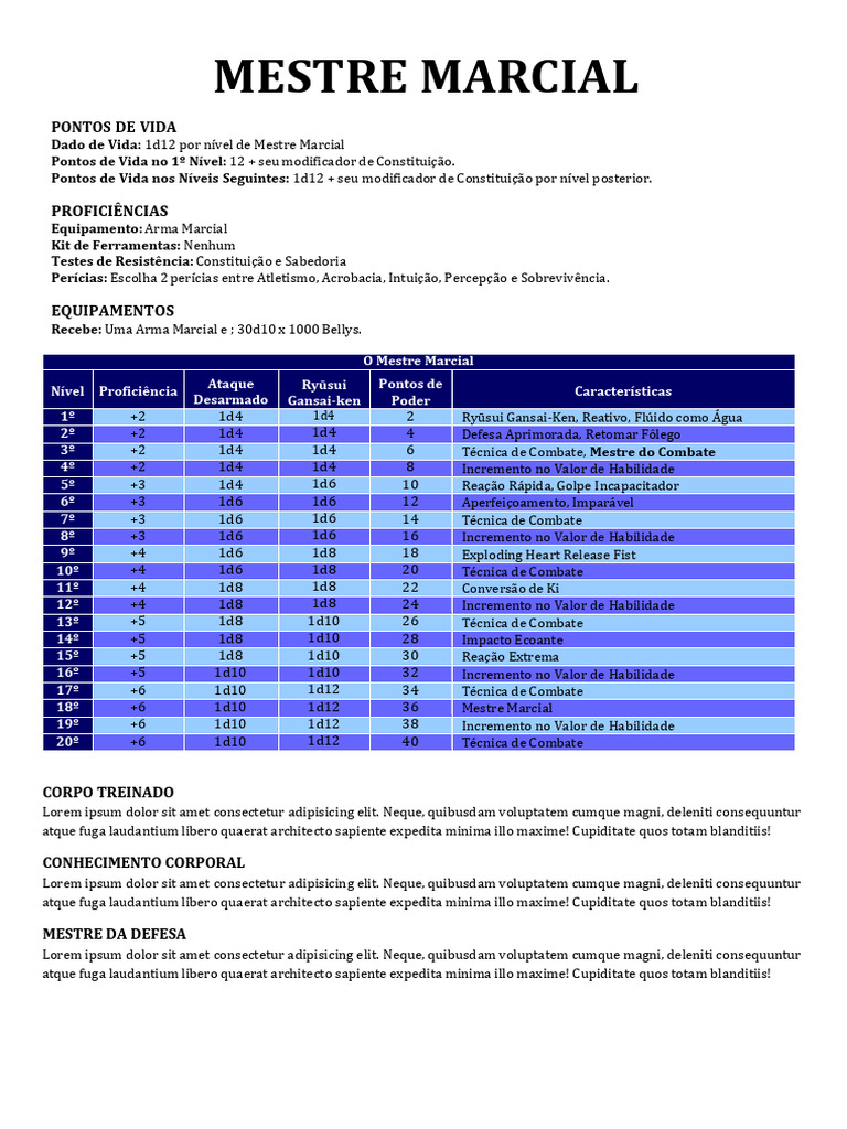 Mestre Marcial | PDF