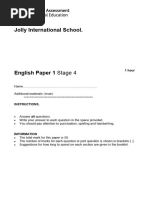Science Paper 2. Question Paper. Stage 4. Cambridge Primary Progression ...