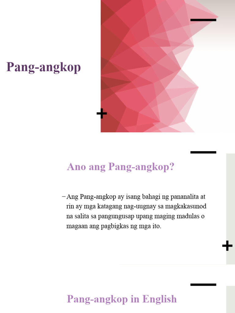 Pang Angkop | PDF