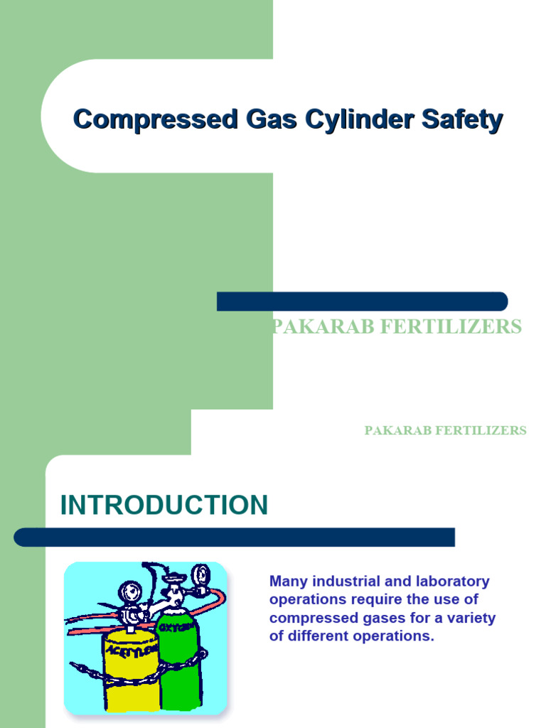 Compressed Gas Cylinder Safety Guide | PDF | Valve | Gases