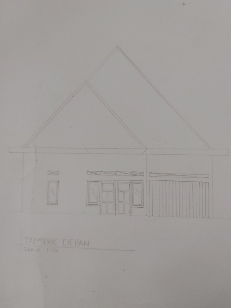 UAS Menggambar Struktur Bangunan | PDF