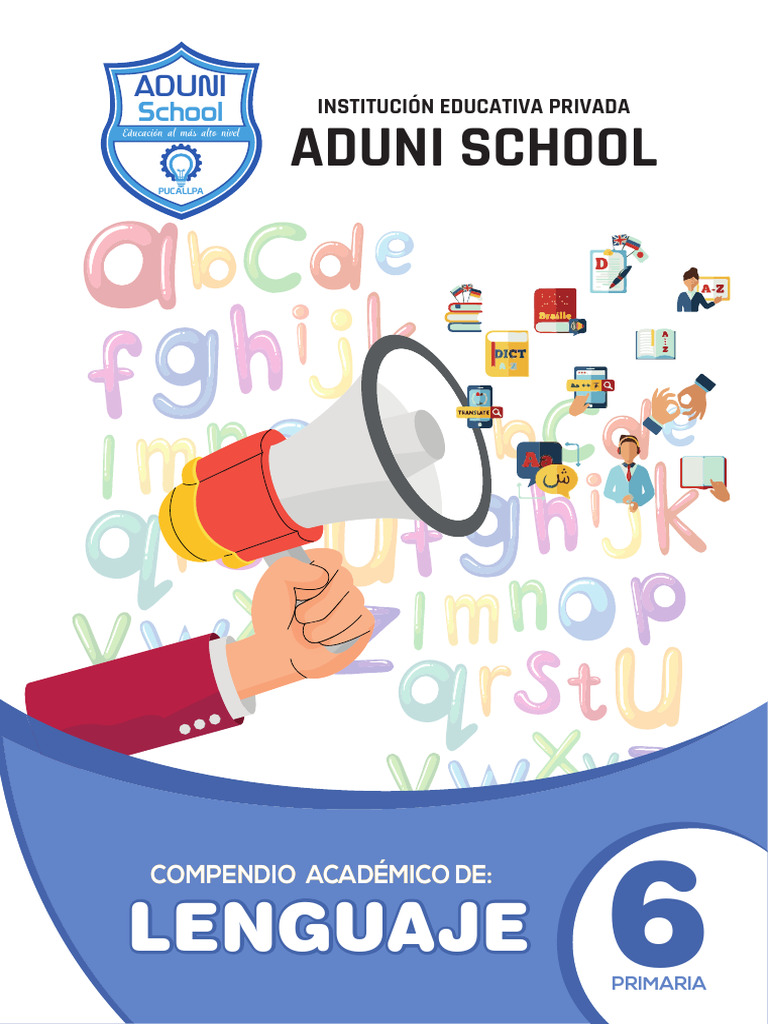 ADUNI SCHOOL LENGUAJE 6° PRI MUESTRA (3) | PDF | Comunicación | Lingüística