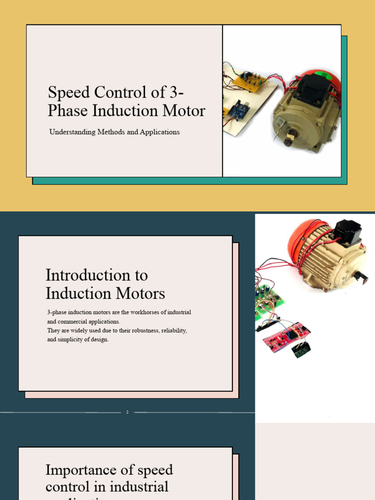 Speed Control of 3-Phase Induction Motor | PDF | Electric Motor ...