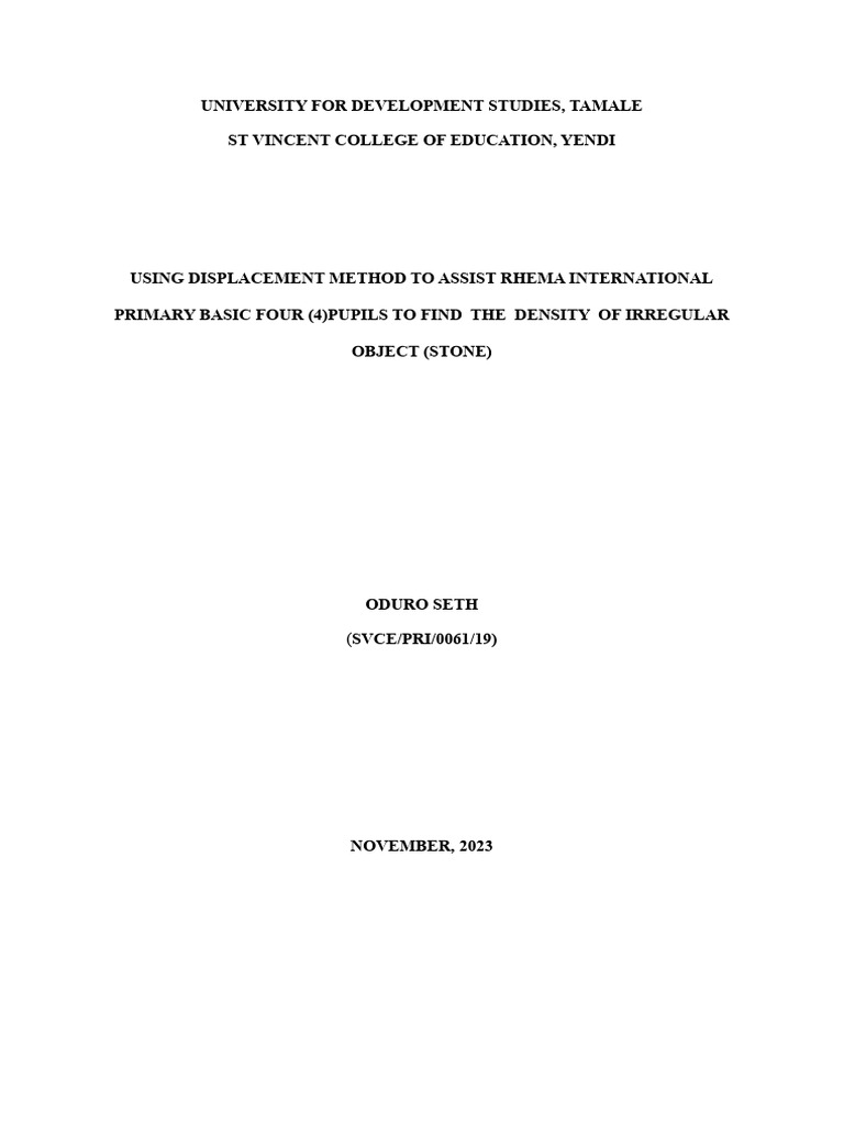 ODURO SETH First Completed | PDF | Constructivism (Philosophy Of ...