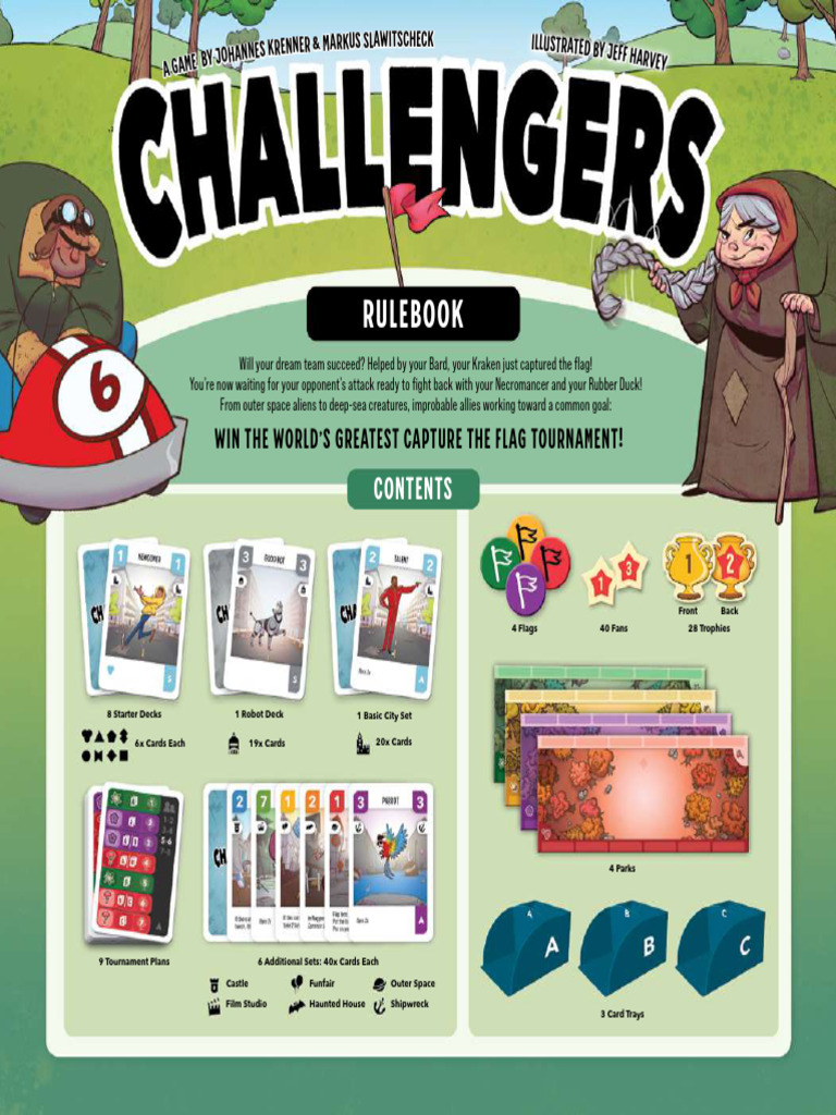 f9 Challengers Rulebook | Download Free PDF | Playing Cards | Gaming ...