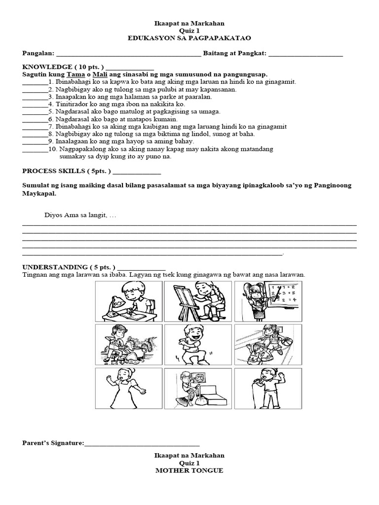 ST - All Subjects 2 - Q4 - #1 | PDF