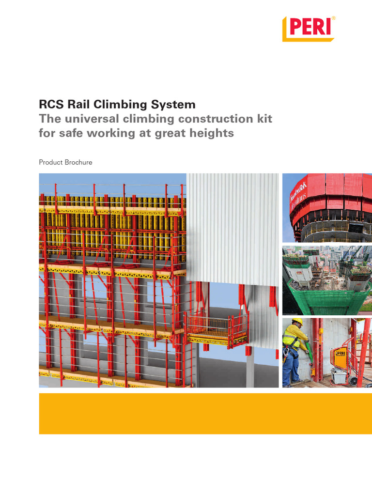 RCS Rail Climbing System Overview | PDF | Crane (Machine) | Scaffolding