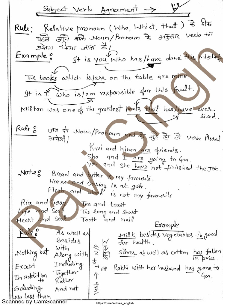 English Grammar Handwritten Notes Part 2 | PDF | Technology & Engineering