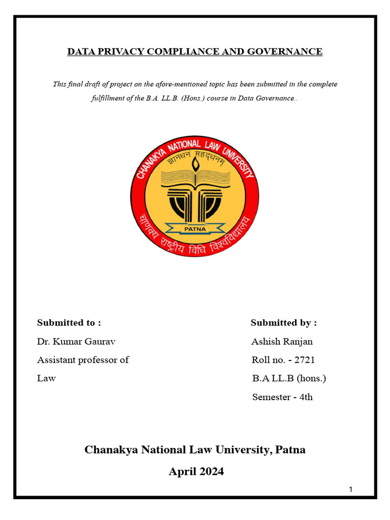 Data FD | PDF | Regulatory Compliance | Privacy