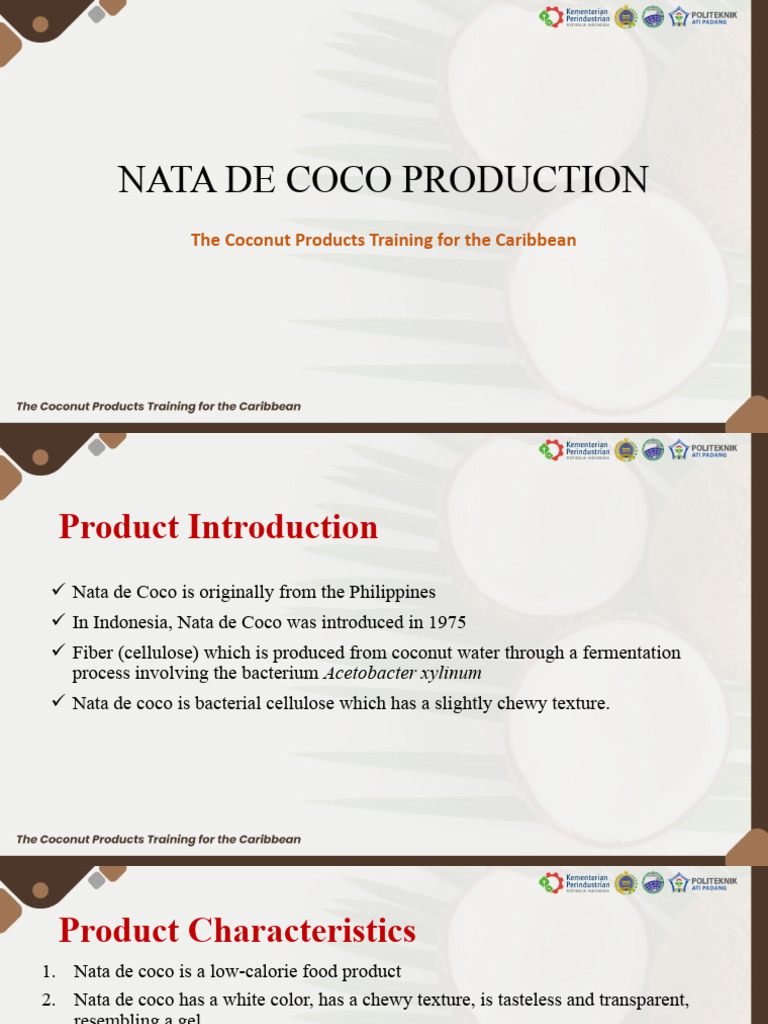 Updated - Modul - Nata - de - Coco (1) (1) Terbaru | PDF | Coconut | Vinegar