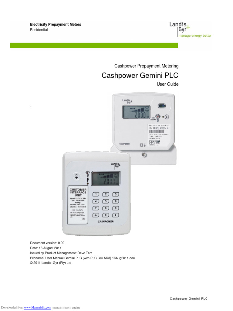 Cashpower Gemini PLC | PDF | Icon (Computing) | Programmable Logic Controller