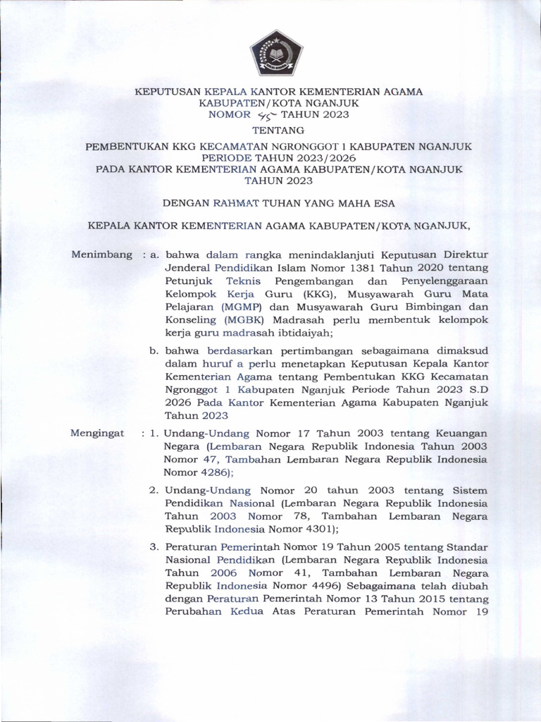 KKG Nronggot 1 | PDF