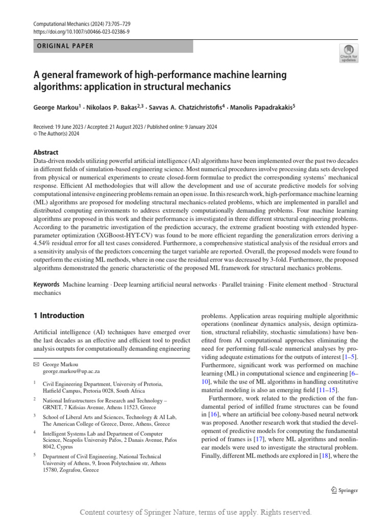 A General Framework of High-Performance Machine Le | PDF | Machine Learning | Artificial Neural ...