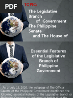 Overview of the Philippine Legislature | PDF | President Of The ...