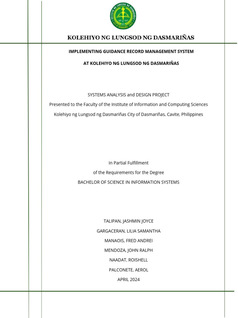 CH.2 - IMPLEMENTING-GUIDANCE-RECORD-MANAGEMENT-SYSTEM Final | PDF ...