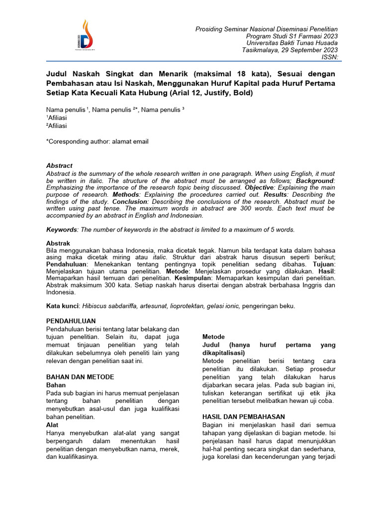 Prosiding Seminar Farmasi 2023 | PDF