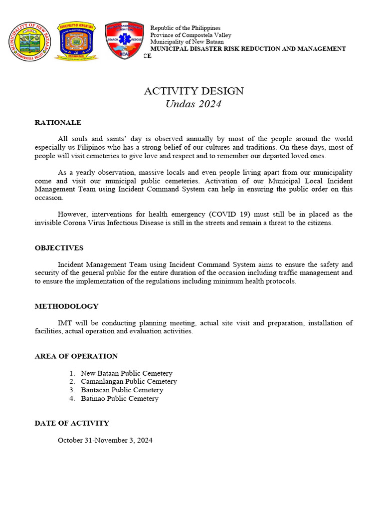 Undas 2024 | Download Free PDF | Safety | Emergency Management