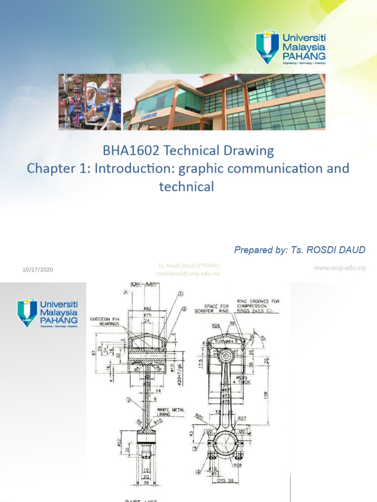Graphic Communication in Engineering Drawing | PDF | Visualization ...