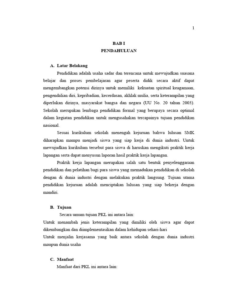 Laporan PKL CVT TBSM | PDF | Seni