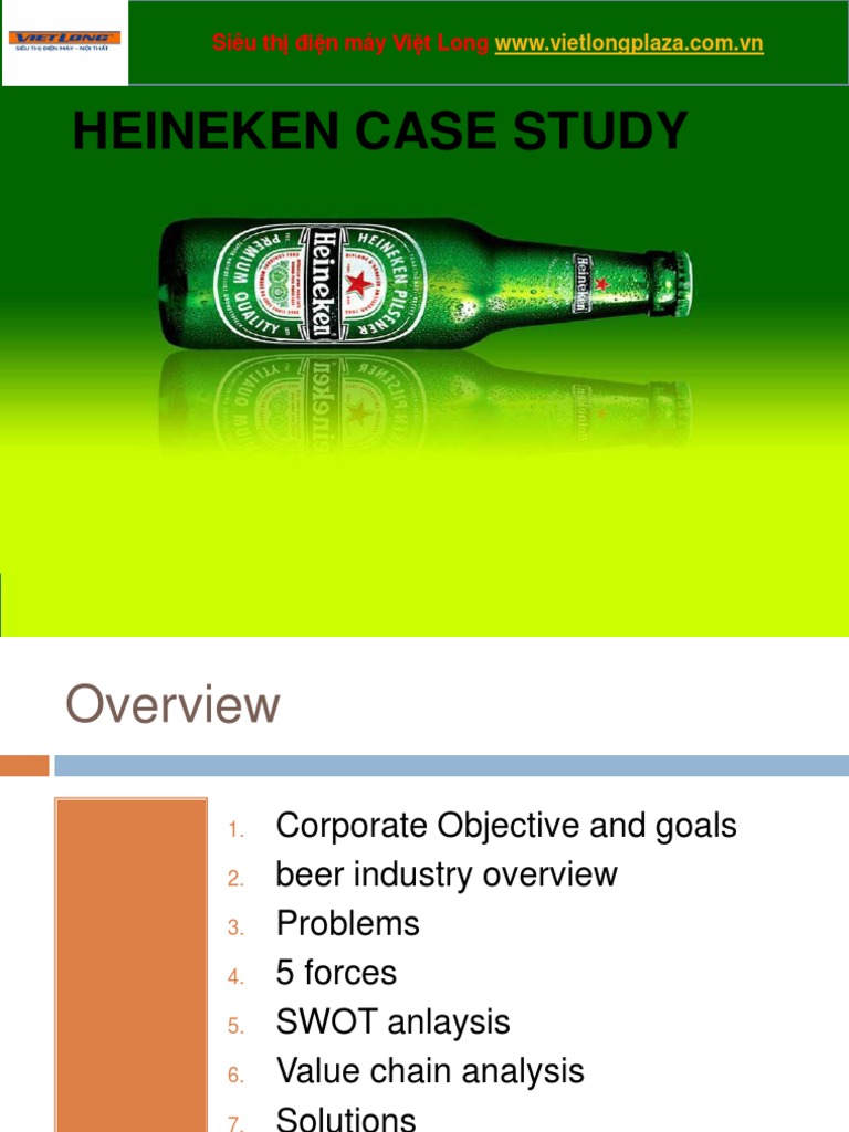 Heineken Case Study Business Analysis | Beer | Brewing