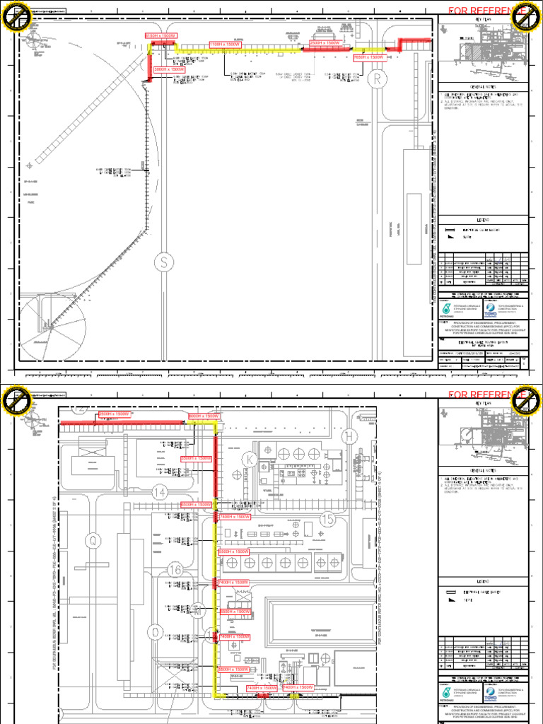 Electrical Cable Routing Layout Overall (Scaffolding Erection Plan) - 2 ...