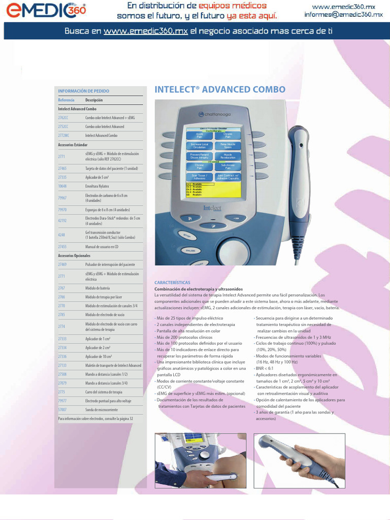 Intelect® Advanced Combo: Información de Pedido Referencia | PDF ...