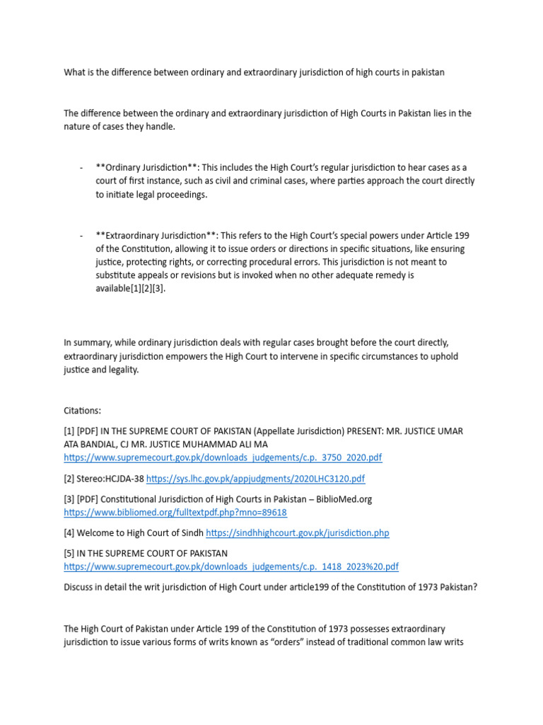 Writ Jurisdiction under 199 | PDF | Writ | Certiorari