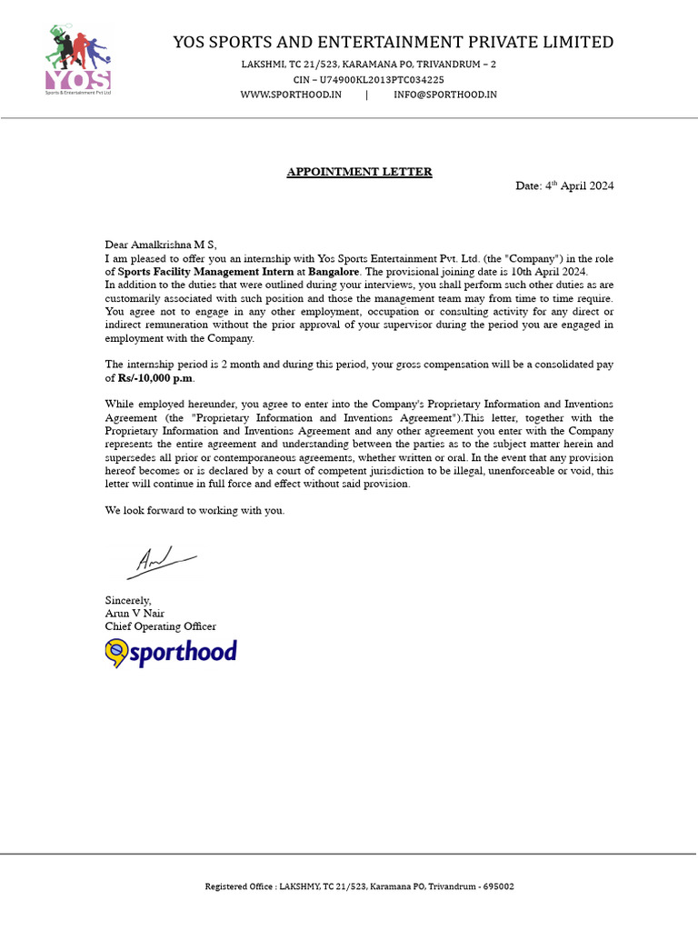 Amal Krishna | PDF | Business