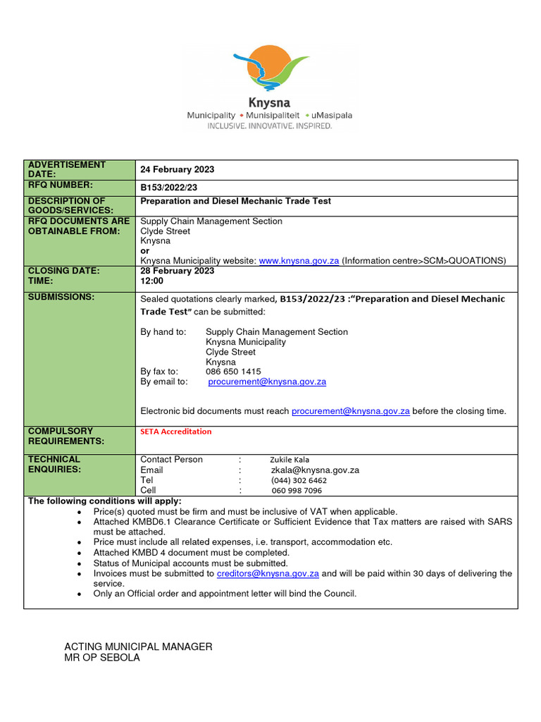 B153 2022 23 Preparation and Diesel Mechanic Trade Test | PDF | Board ...