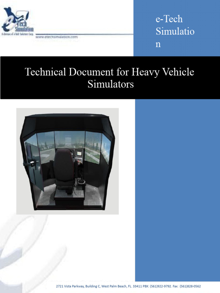 Heavy Vehicle Sims - Technical Doc | PDF | Manual Transmission | Simulation
