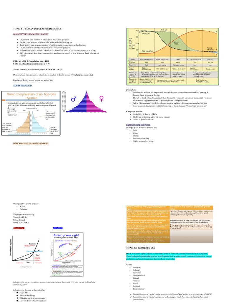 Ess Topic 8 Notes | PDF | Waste | Waste Management
