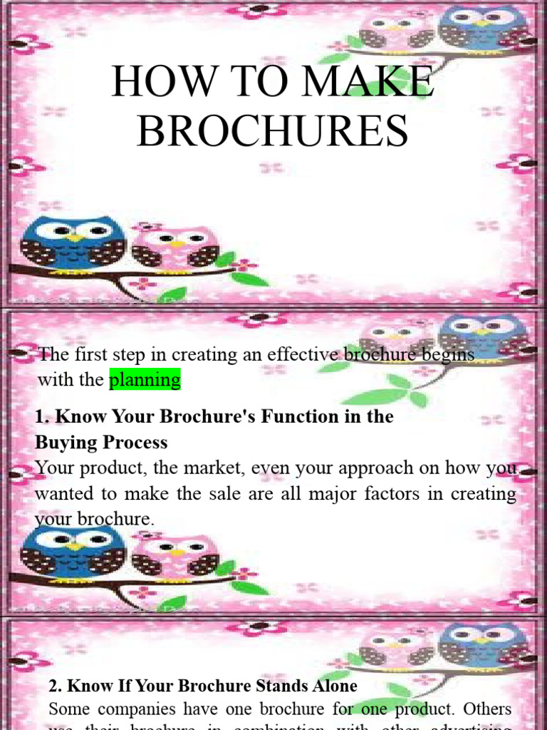 Parts of Brochure | PDF | Business