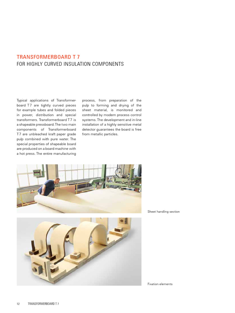 Transformerboard T7 for Curved Insulation | PDF | Sheet Metal ...