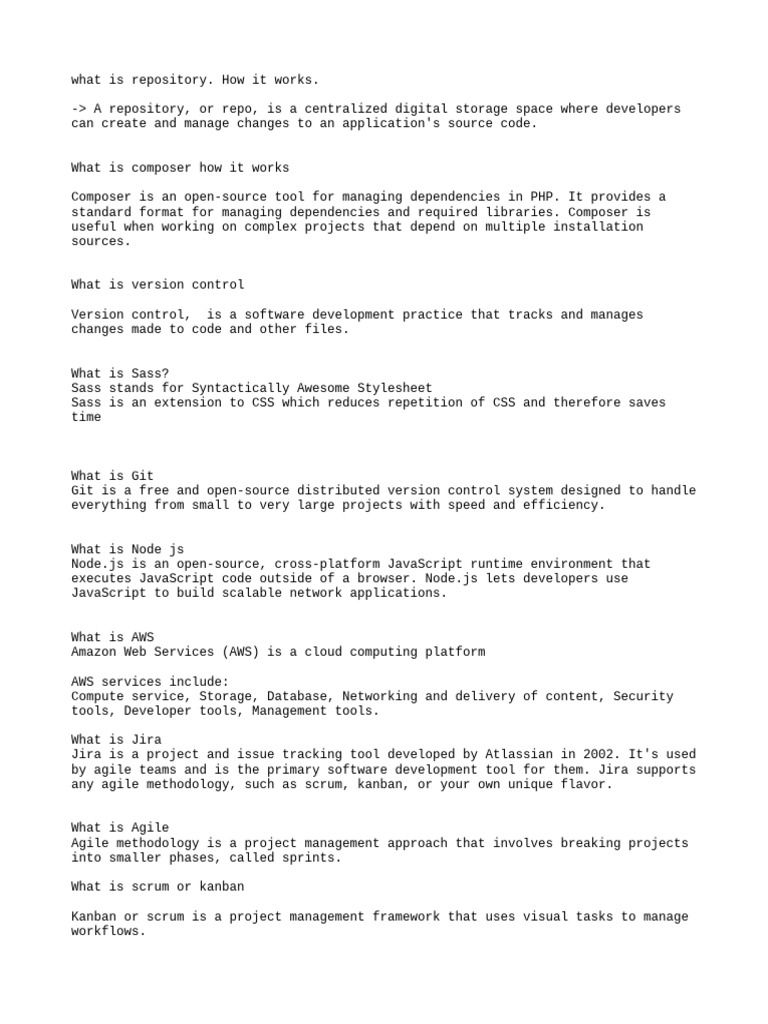What Is Repository. How It Works. | PDF