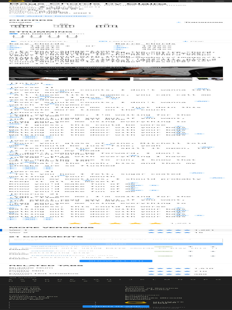 BAGS CHORDS by Clairo @ | PDF | Celtic Musical Instruments | Guitar Family Instruments