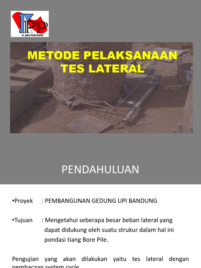 Metode Tes Lateral | PDF