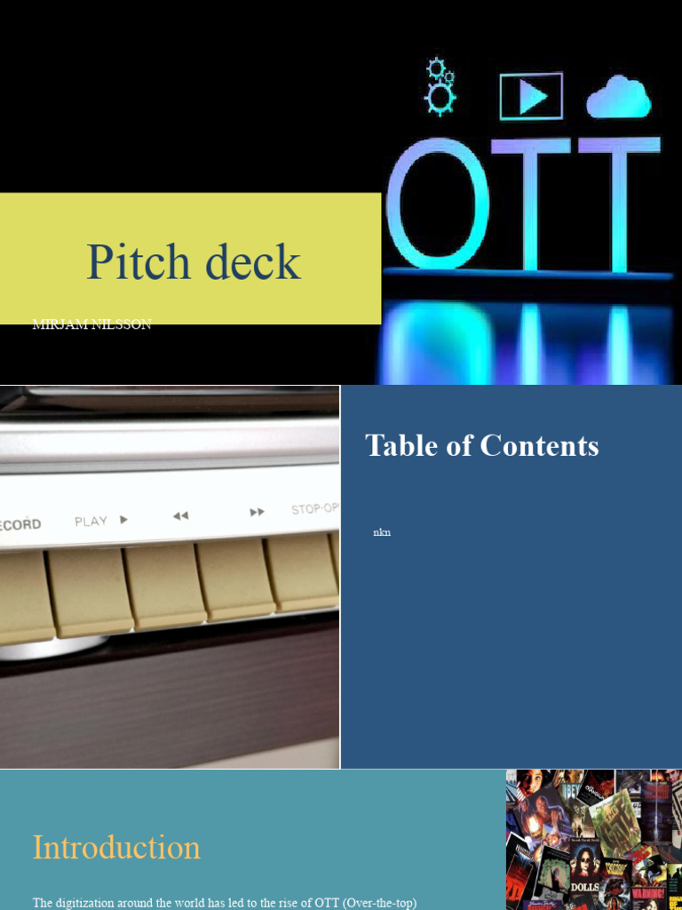 Retro Pitch Deck | PDF | Internet | Computing
