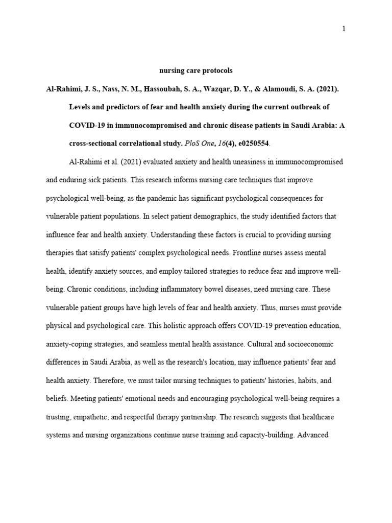 nursing care protocols | PDF | Nursing | Health Care