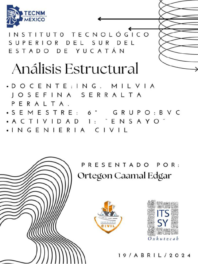 Ortegon Edgar Analisis Estructural Act1 | PDF | Deformación (ingeniería ...