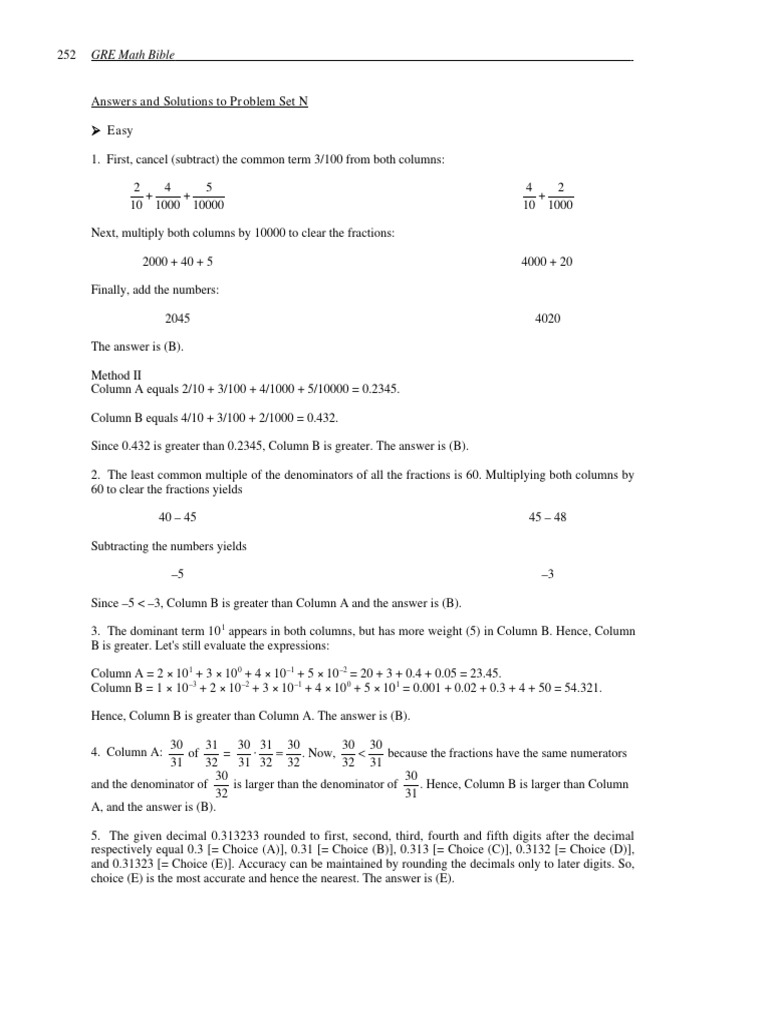 Fractions & Decimals A | PDF | Numbers | Applied Mathematics