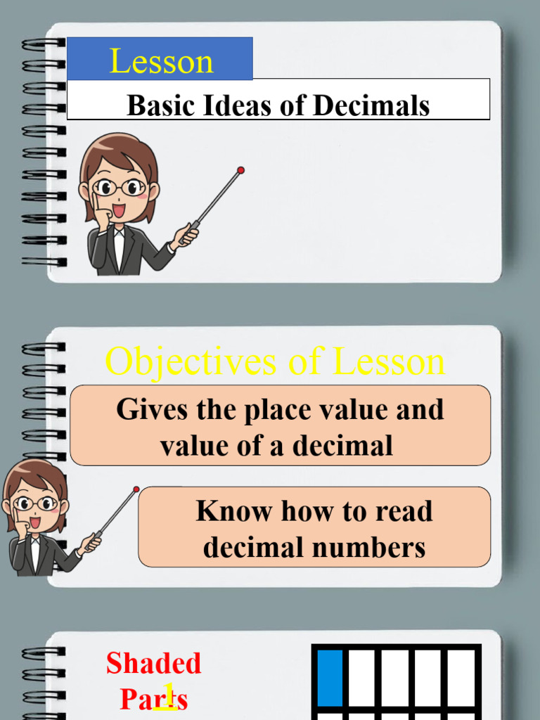 G4 - Basic Ideas of Decimals | PDF
