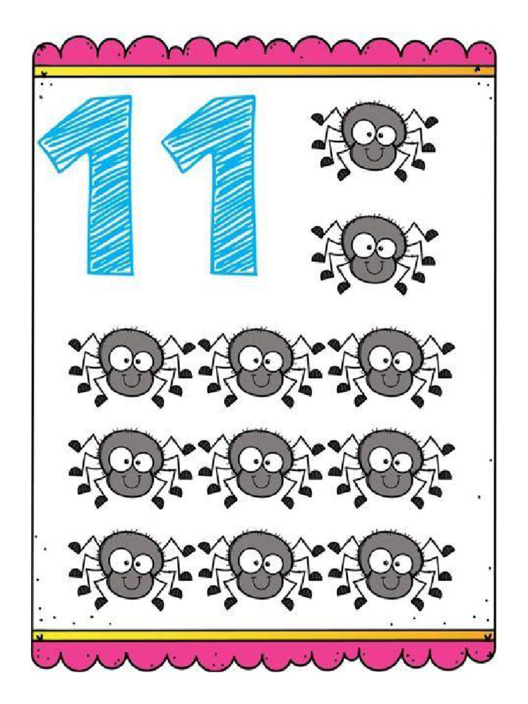 Numeros Del 11 Al 20 | PDF