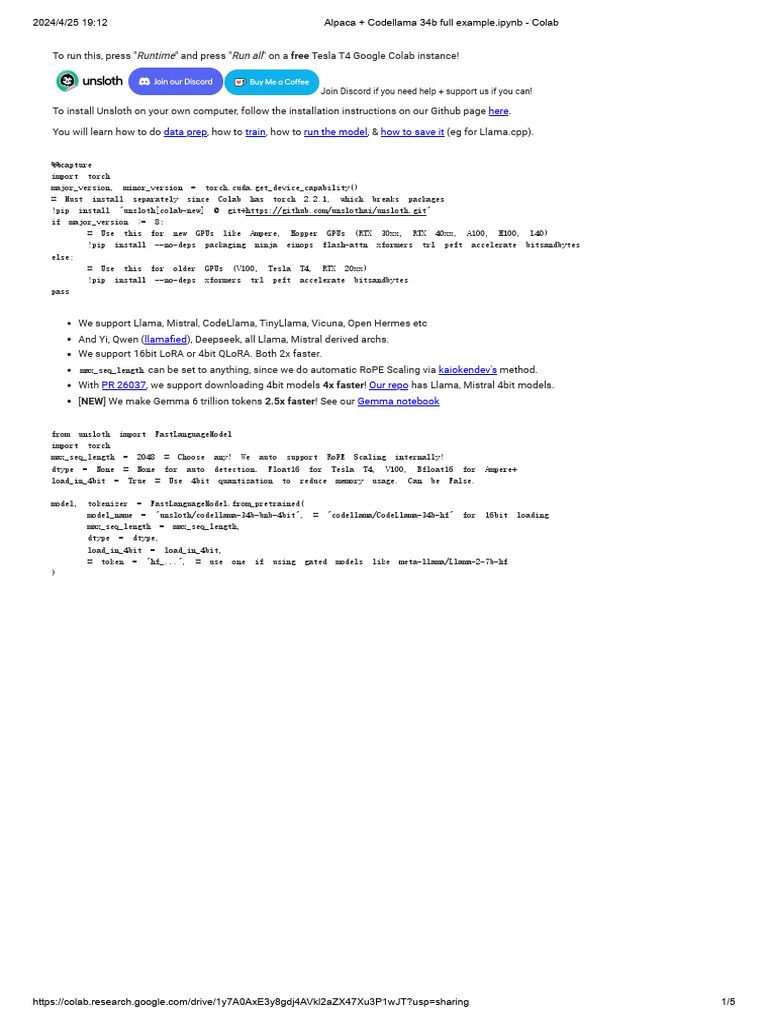 Fast Llama Training Guide | PDF | Computing | Computer Engineering