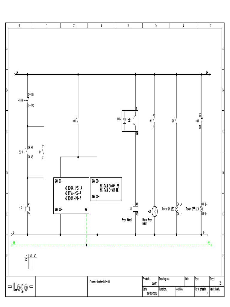Example Contact Circuit - Rev2 | PDF