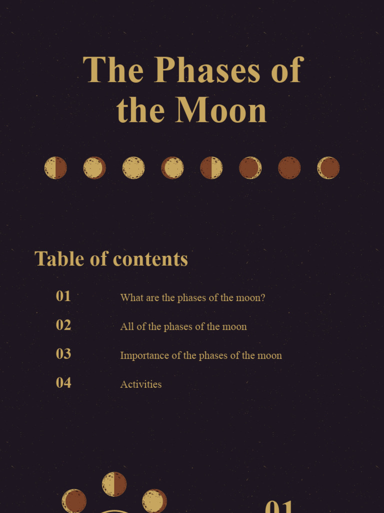 The Phases of The Moon | Download Free PDF | Moon | Periodic Phenomena