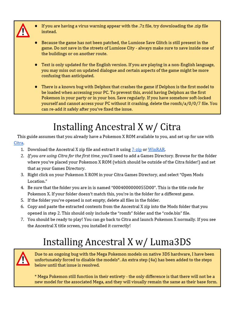 Installation Guide Pdf Computer File Zip File Format