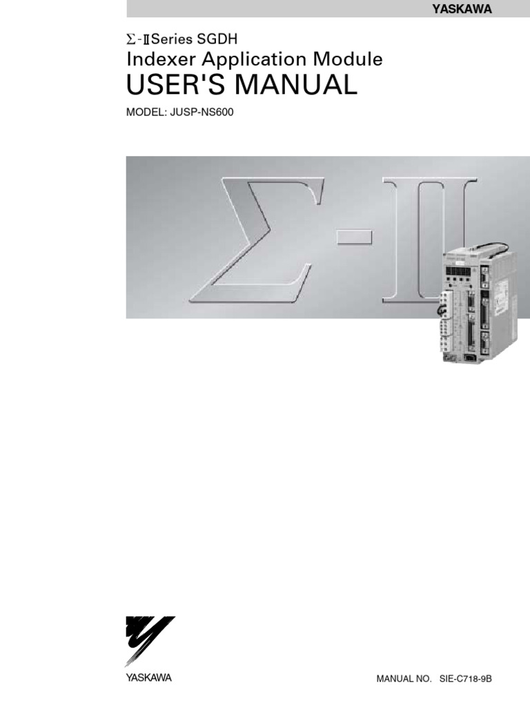 User'S Manual: Indexer Application Module | PDF | Input/Output ...