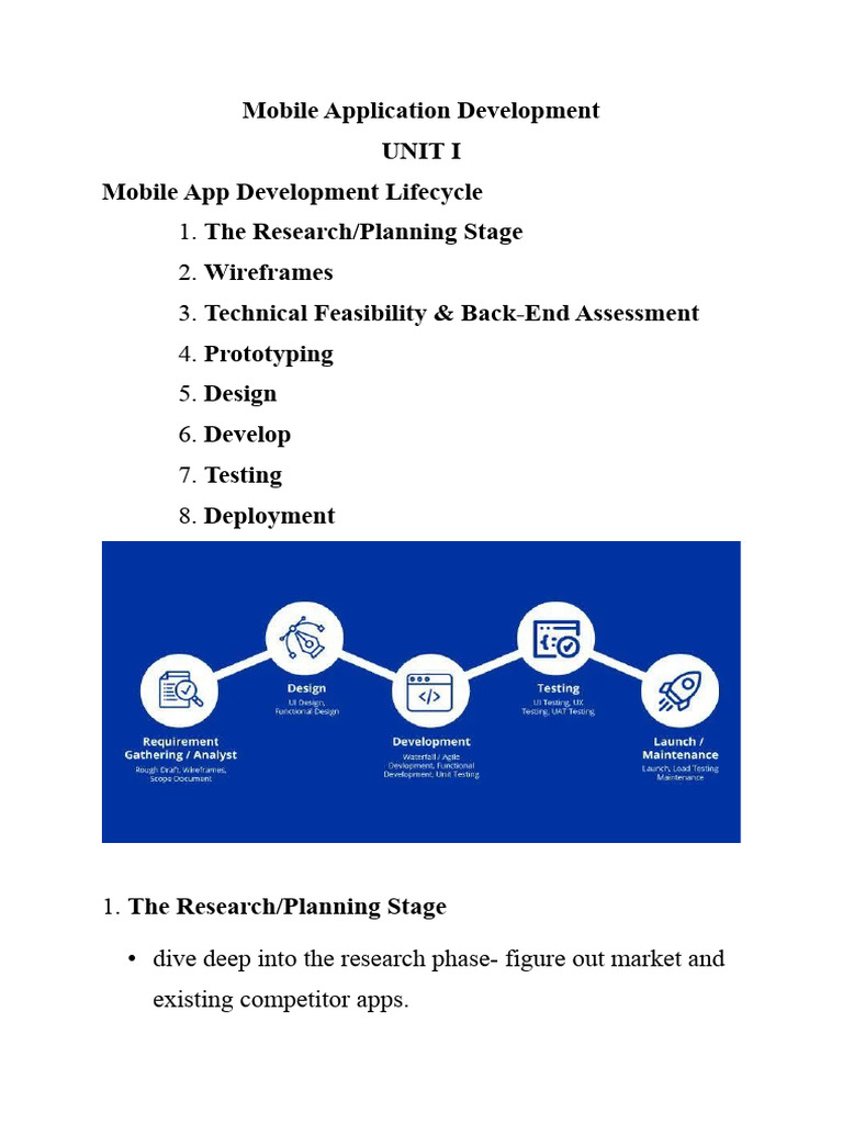 MAD_life cycle | PDF | Mobile App | Computing