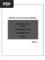 2025 Grade 8 Drama Answers or Responses | PDF