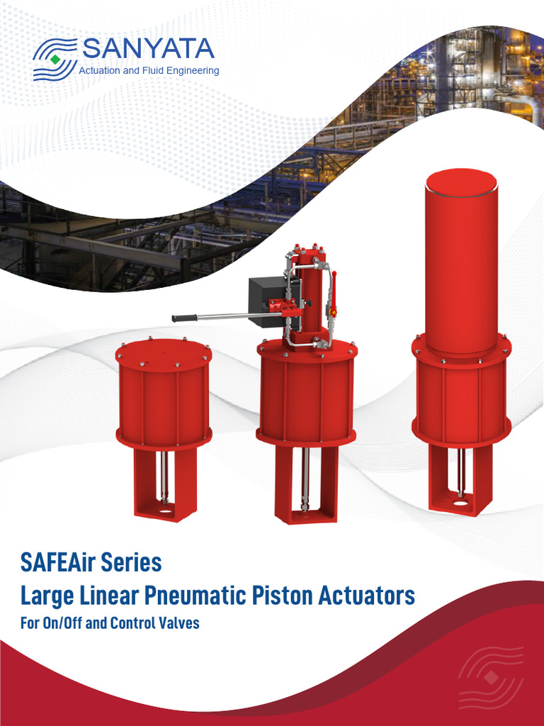 Sanyata SAFEAir Large Linear Pneumatic 1.1 | PDF | Valve | Actuator